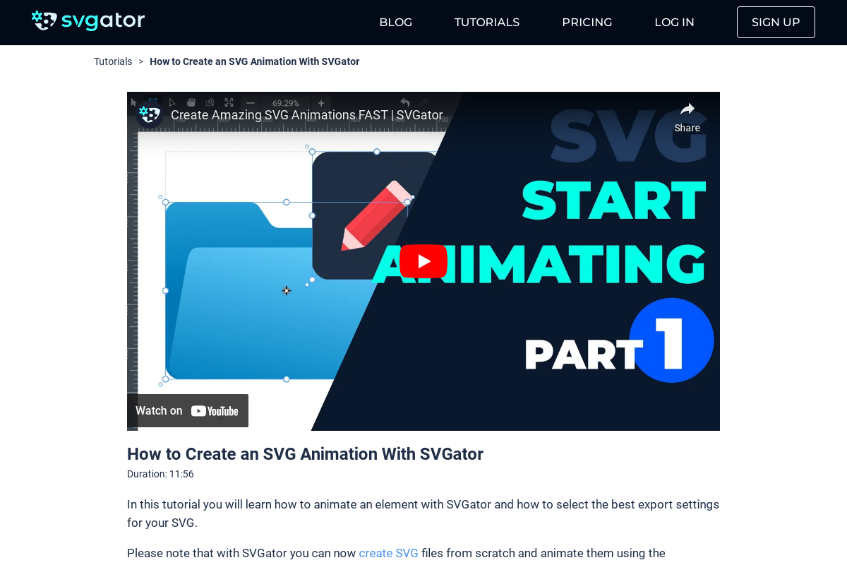 How To Create An SVG Animation It s Easy SVGator Tutorial How To Create An SVG Animation It s Easy SVGator Tutorial
