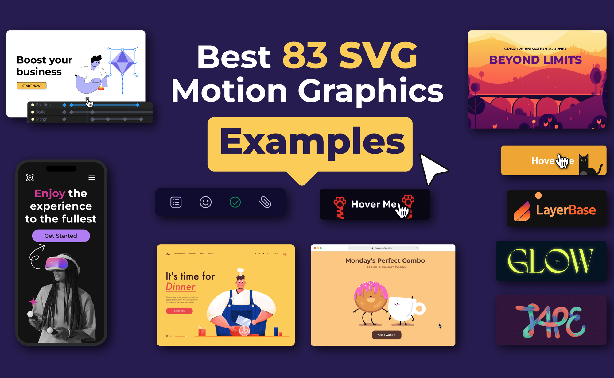 Best 83 SVG Motion Graphics Examples