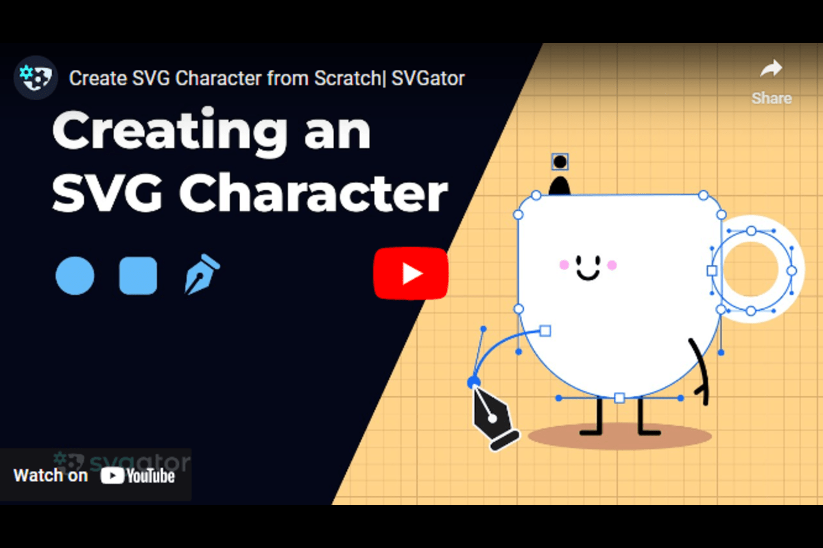How to Create an SVG Character | SVGator
