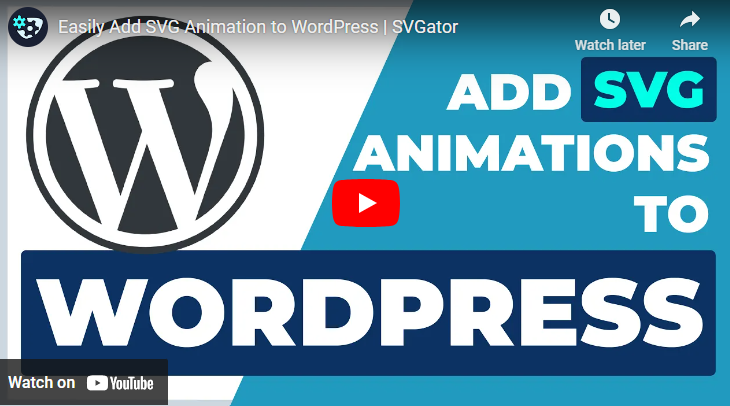 How to Add SVG Animation to WordPress | SVGator Tutorial